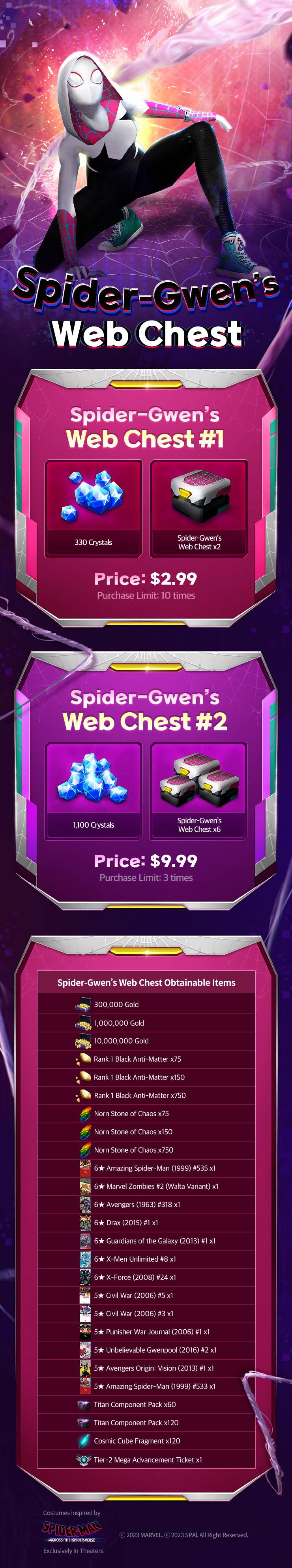 Spider-Gwen’s Web Chest - MARVEL Future Fight