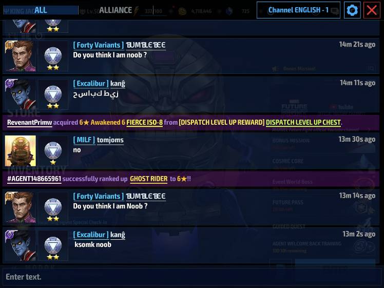 Just some guy having a tantrum in GBR after being called a noob ...