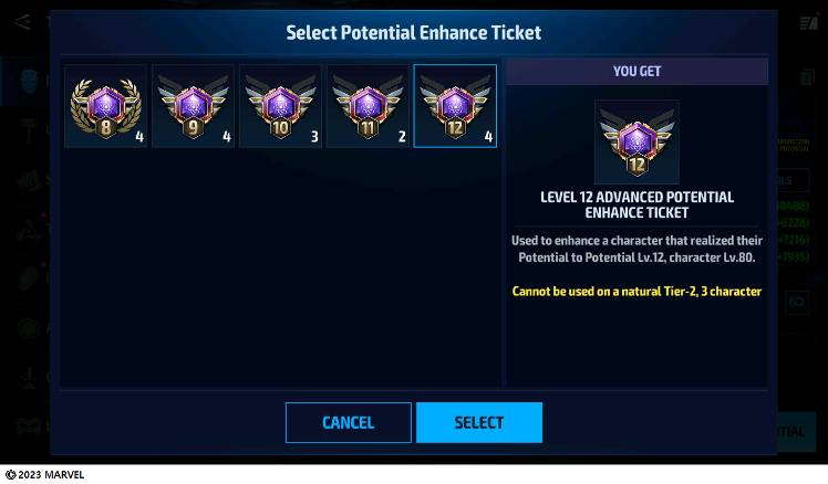 Tier-3 & 4 Advancement and Potential Growth Guide - MARVEL Future Fight