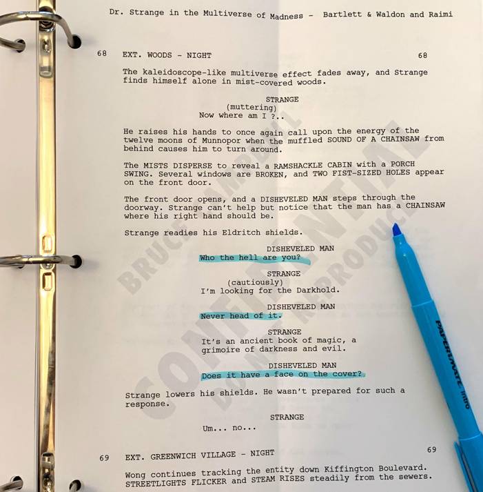 Dr strange in the multiverse of madness script leak 🤯 - MARVEL Future Fight