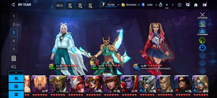 [Sharon Team Build / Stonerwalker] - MARVEL Future Fight