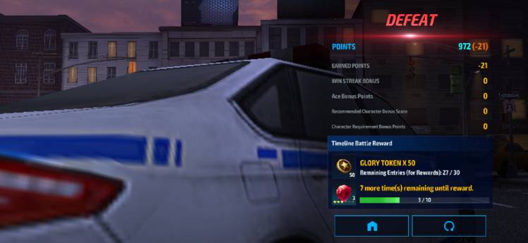 Got crushed by car in tlb - MARVEL Future Fight
