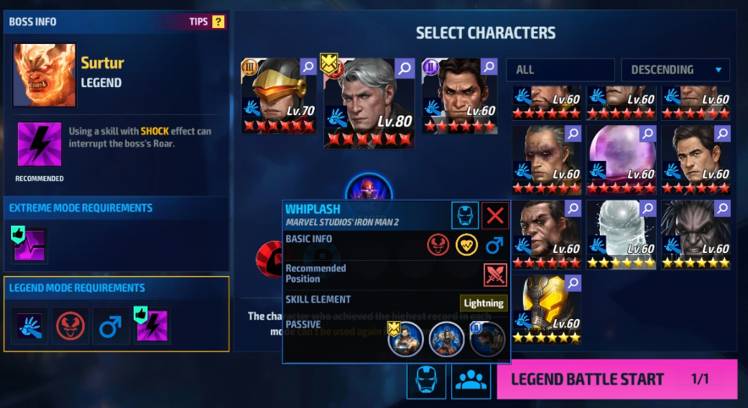 maximus 3rd skill cant stop surtur - MARVEL Future Fight