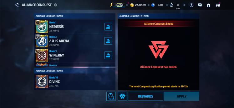 Top 10 AC 😁 - MARVEL Future Fight