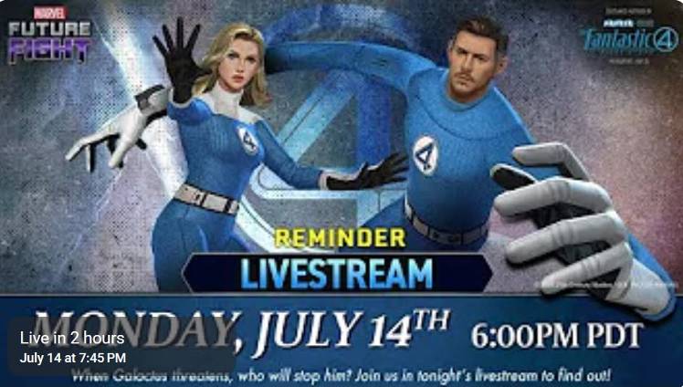 Livestream cover with two uniforms - MARVEL Future Fight