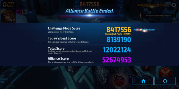 Personal Best ABX run - MARVEL Future Fight