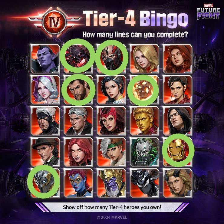 [Tier-4 Bingo / DaMangg] - MARVEL Future Fight