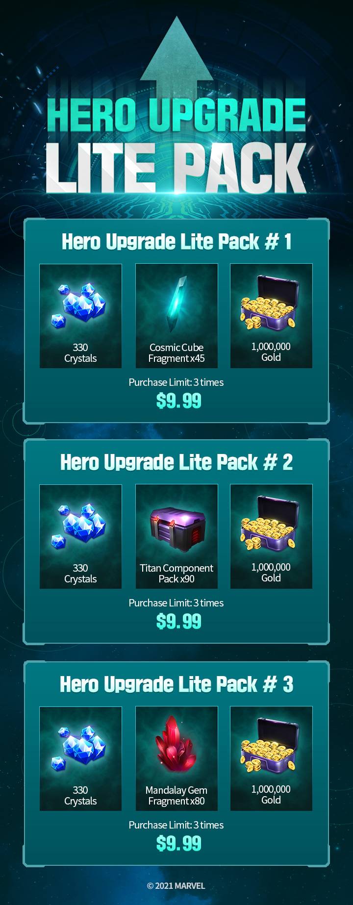 Hero Upgrade Lite Pack - MARVEL Future Fight