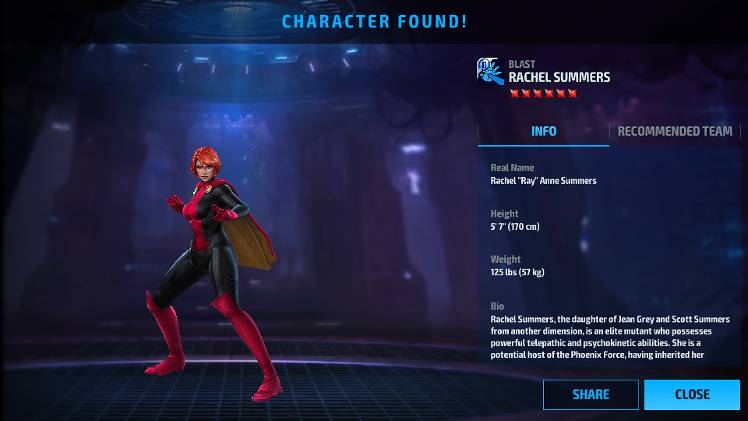Rachel unlocked!!! 😠😠😠 - MARVEL Future Fight