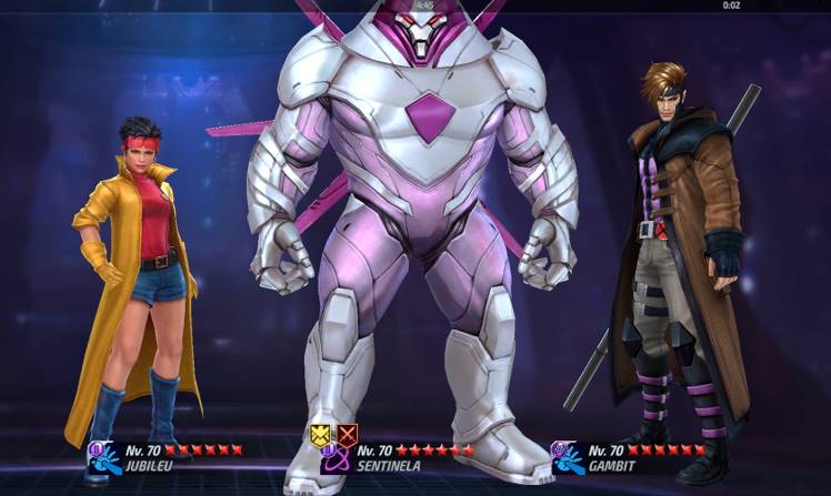 Middle of the month 👀 🔥🔥 Gambit T4 🔥 Jubilee T3 and 🔥 Sentinela T3 - MARVEL Future Fight