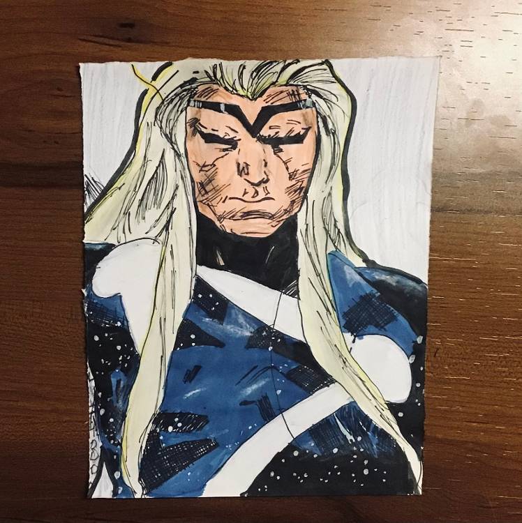 I drew herald Thor!! - MARVEL Future Fight