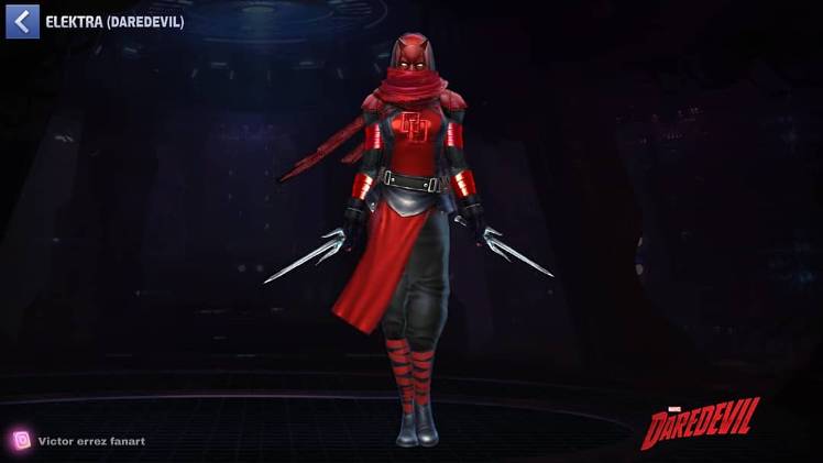 Elektra the new DAREDEVIL - MARVEL Future Fight