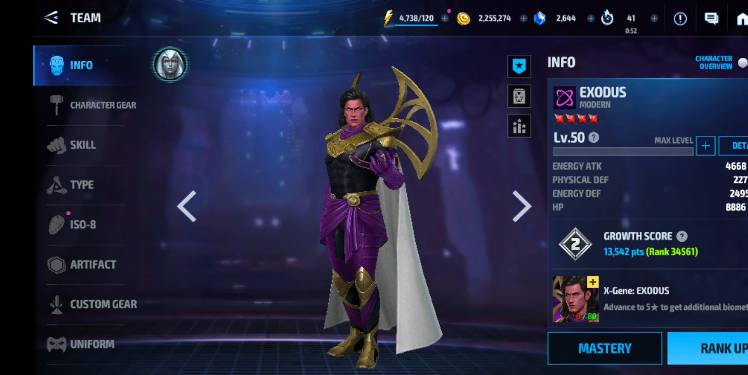 Exodus unlocked 🤩🤩🤩 - MARVEL Future Fight