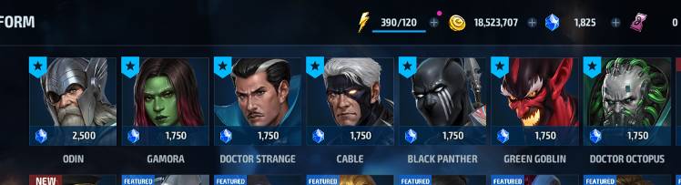 Best Uniform Among these ? - MARVEL Future Fight