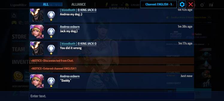 Andrea Exposed - MARVEL Future Fight