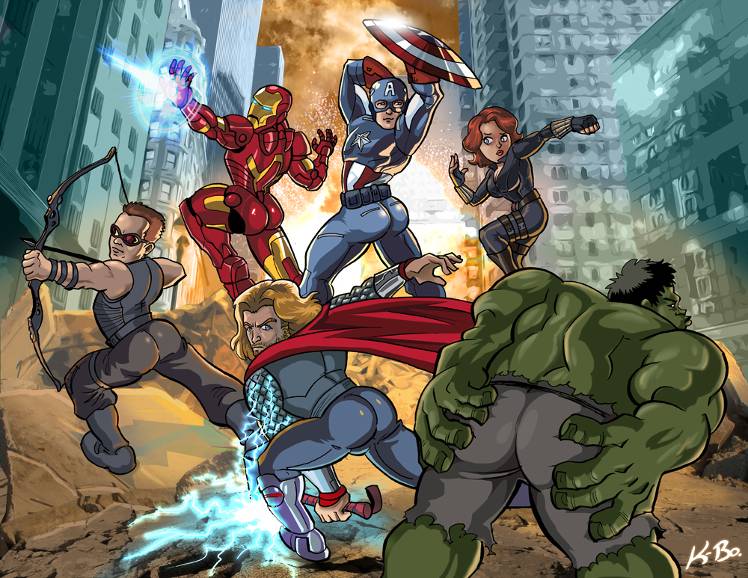 Avengers Booty Ass-emble - MARVEL Future Fight