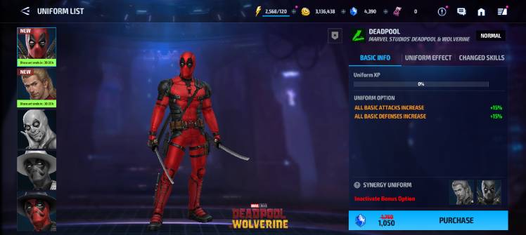 Deadpool or Silver Surfer - MARVEL Future Fight
