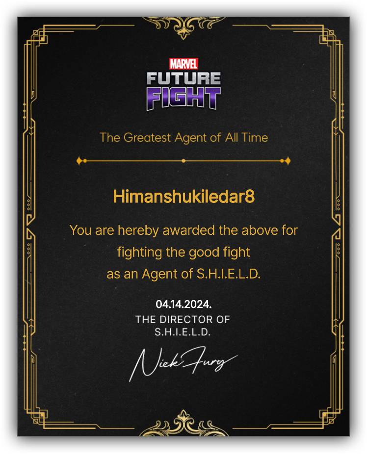 [Agent Awards to You! / Himanshukiledar8 / id ...