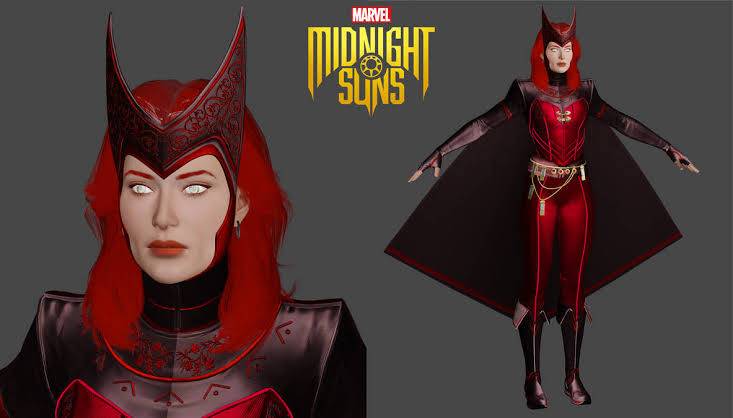 Fallen scarlet witch/Wanda vision hallowen Uniform/hallowen soon who ...