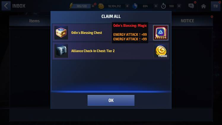 MAGIC ODIN"S BLESSING!!!!! - MARVEL Future Fight