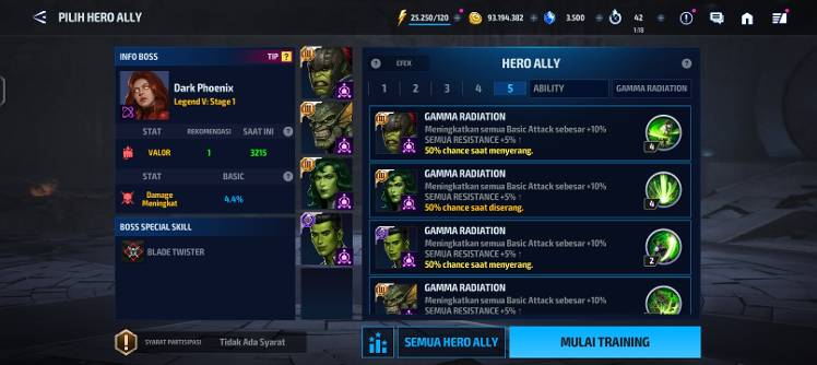leader ability - MARVEL Future Fight