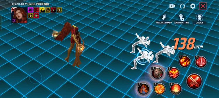 Jean grey t3 silk not working properly - MARVEL Future Fight
