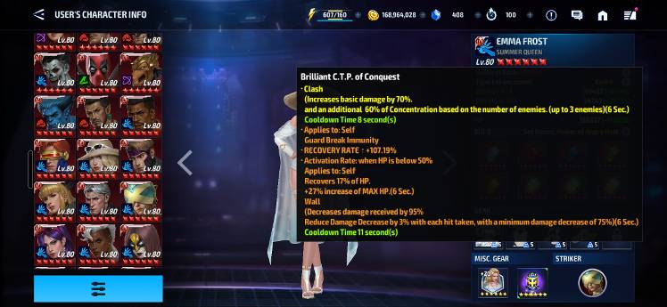 Buff Shalla-Bal and Emma - MARVEL Future Fight