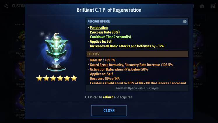 RIP regen - MARVEL Future Fight