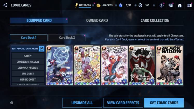 Urgent help needed in search of optimized cards per crystal spent - MARVEL Future Fight