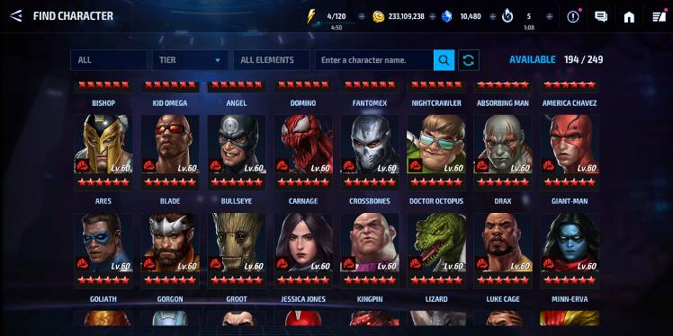 Which character should I make tier 3 or transcend - MARVEL Future Fight