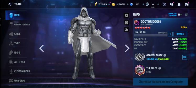 Has anyone tested dr.doom for pve - MARVEL Future Fight