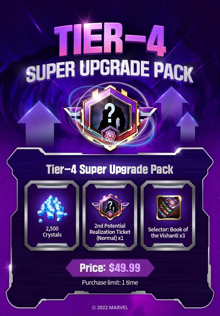 Tier-4 Super Upgrade Pack - MARVEL Future Fight