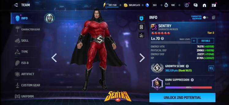 T4 SENTRY 🔥 - MARVEL Future Fight