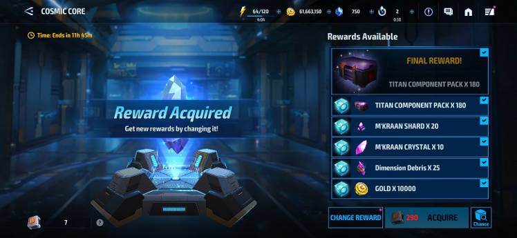 Cosmic Core Haul - MARVEL Future Fight