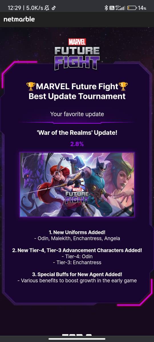 [最愛更新大對決 / iwiwowow] - MARVEL Future Fight [TW]