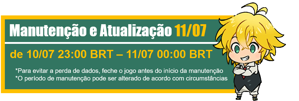 [Atualização] Aviso e Detalhes da Manutenção de 11/07 - The Seven ...
