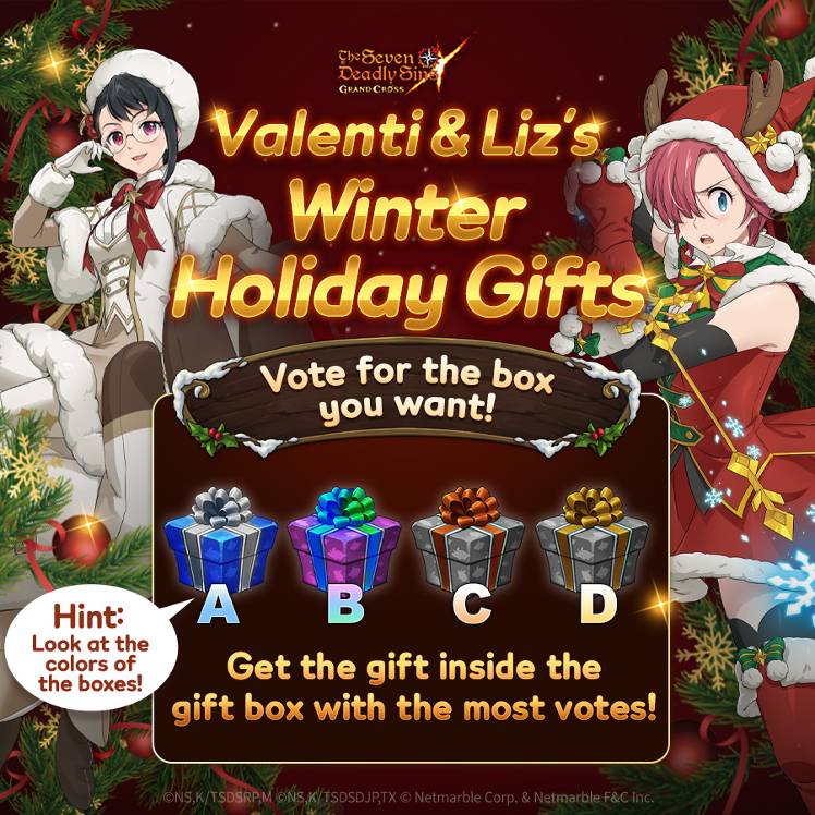 [Event] Valenti & Liz's Winter Holiday Gifts (Rewarded 01/17) - The ...