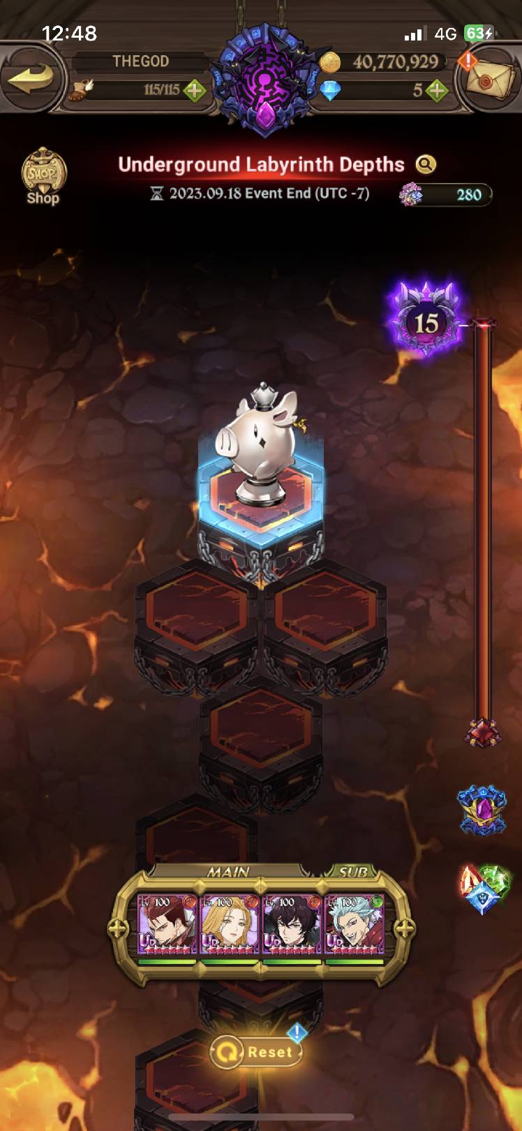 Ragnarok team | tyr main dps | - The Seven Deadly Sins: Grand Cross