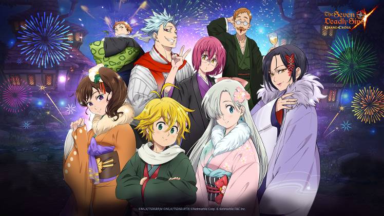 [Wallpapers] Happy New Year with 7DS! - The Seven Deadly Sins: Grand Cross