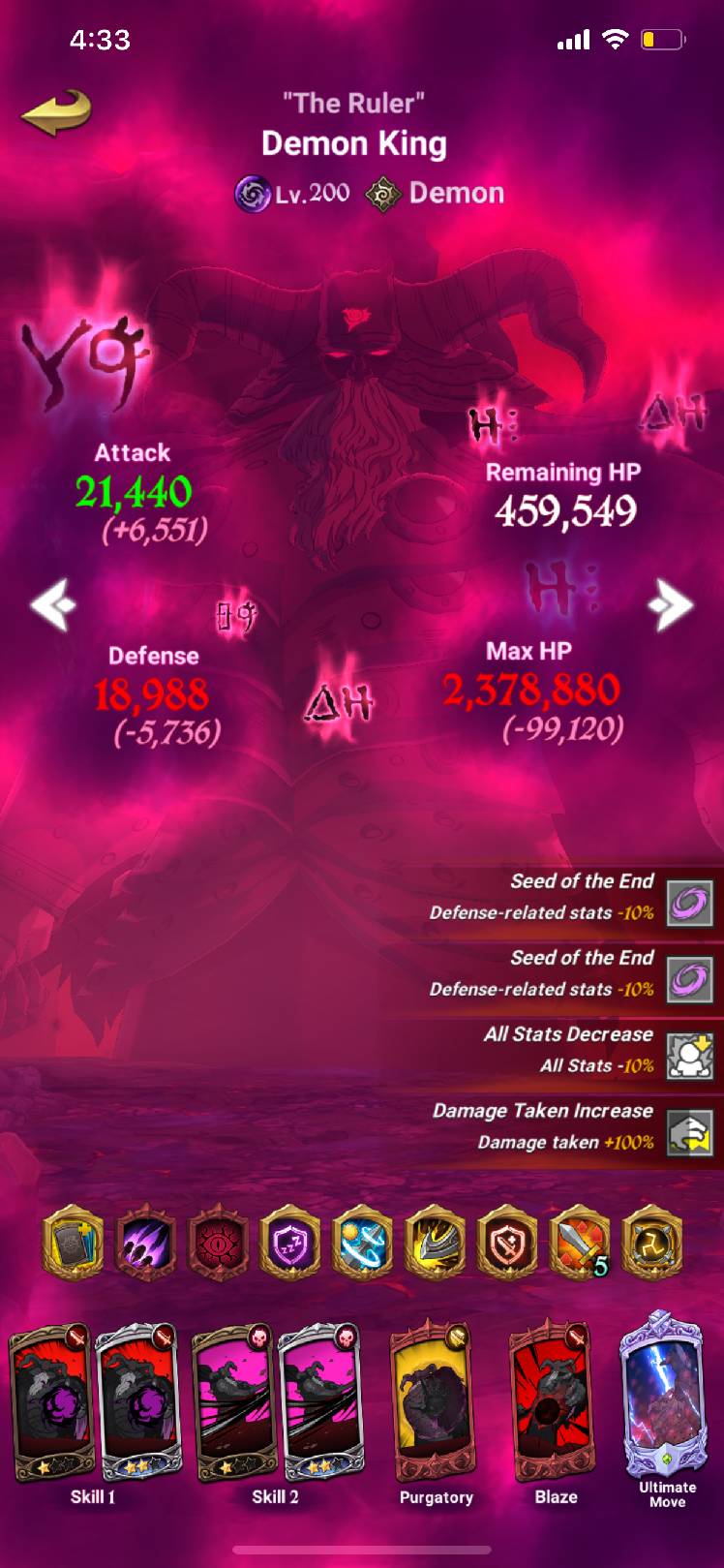 Purgatory Demon king Ext and Hell strategies and teams - The Seven ...