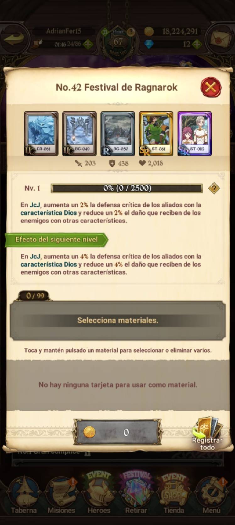 completed set ragnarok - The Seven Deadly Sins: Grand Cross