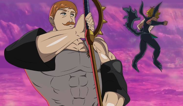 Redrawing one of the horrible shots from escanor vs meliodas fight cuz ...