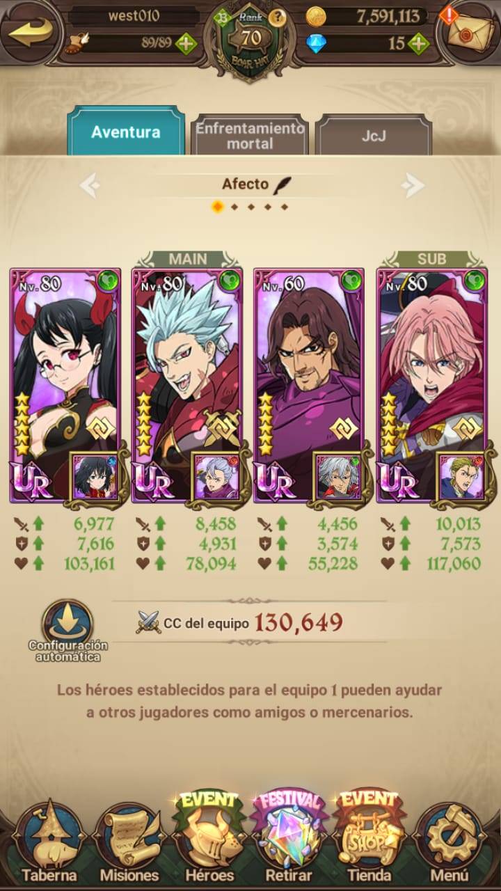 RESISTIRSE es inutil - EQUIPO DE FRAUDRIN - The Seven Deadly Sins ...