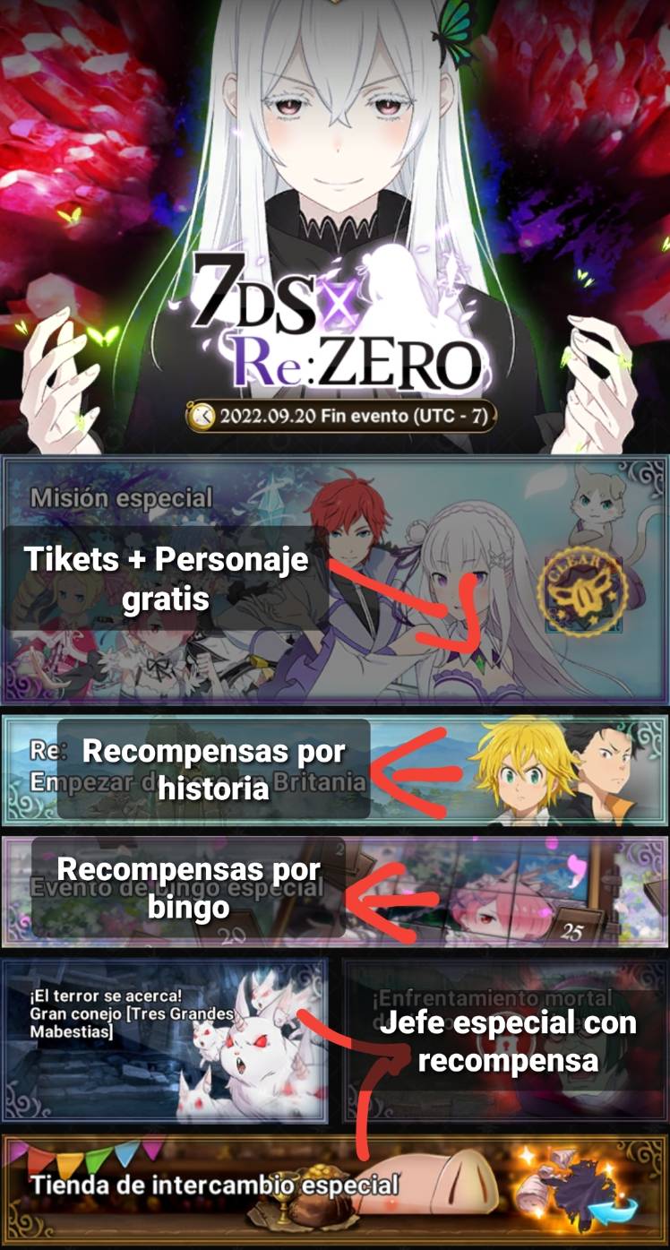 Guía para iniciar en 7ds - The Seven Deadly Sins: Grand Cross