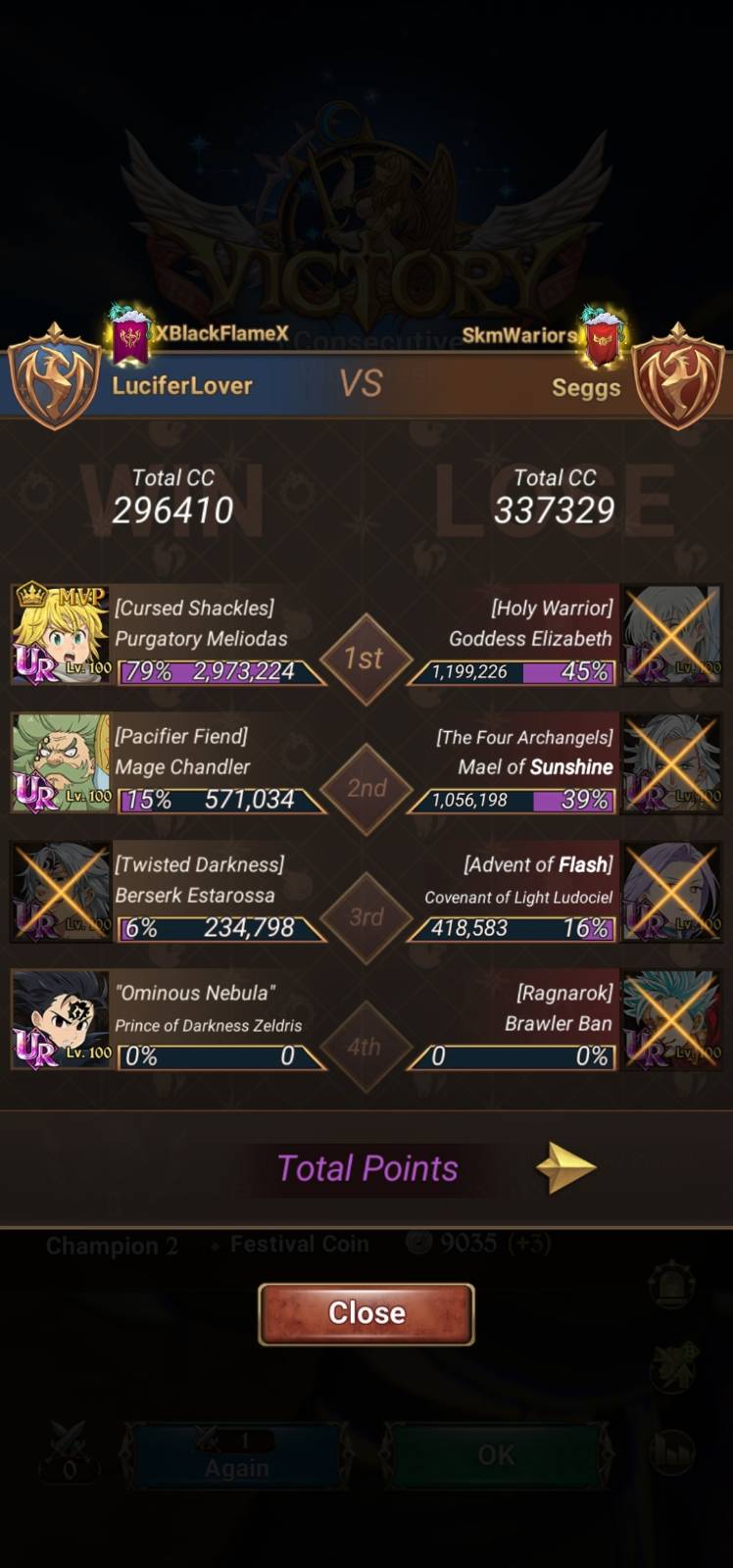 With a good demon team can beat the angels in PvP - The Seven Deadly ...