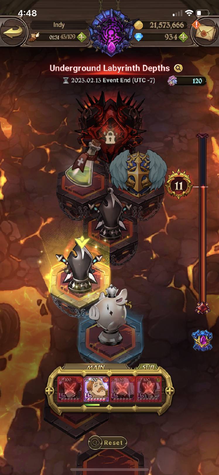 Extra labyrinth - The Seven Deadly Sins: Grand Cross