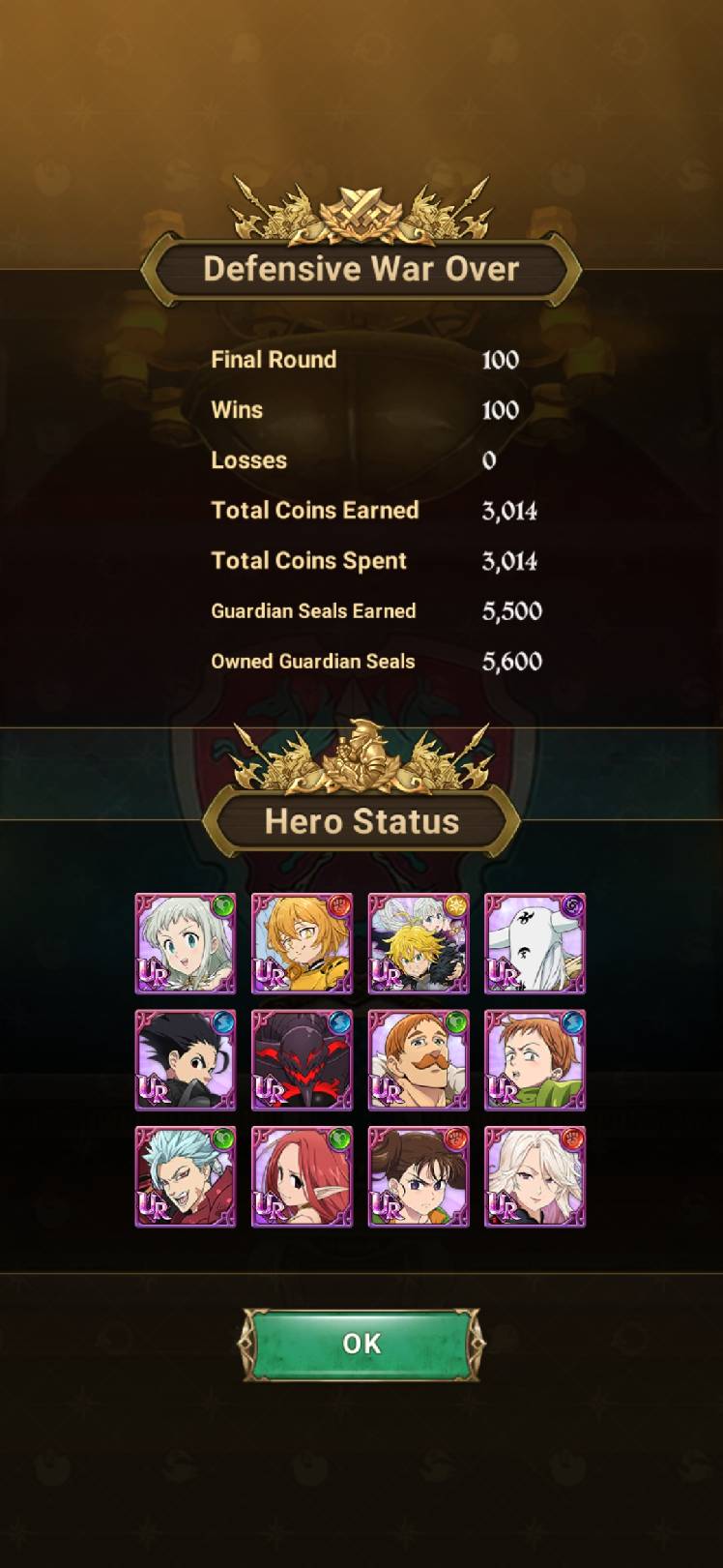 Lioness Defended 100% - The Seven Deadly Sins: Grand Cross