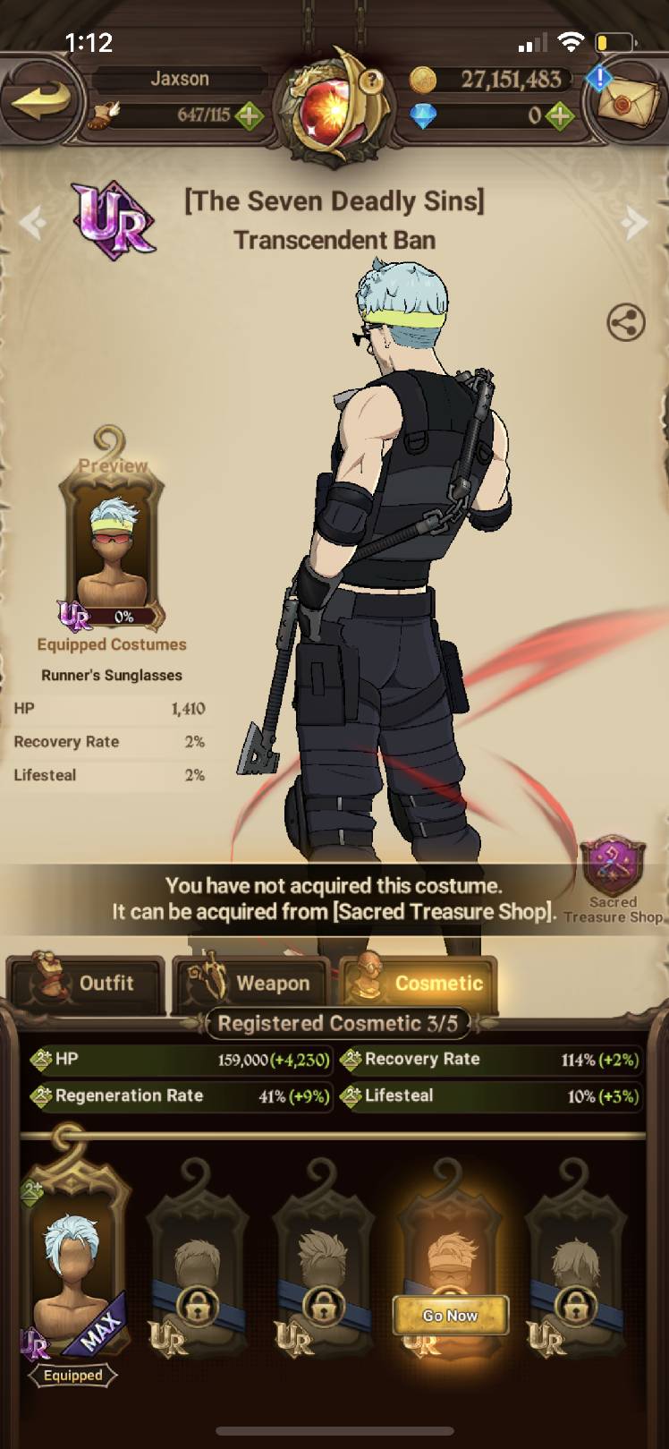 New Transcendent Ban Hawk Pass Skin model errors/gliches - The Seven ...