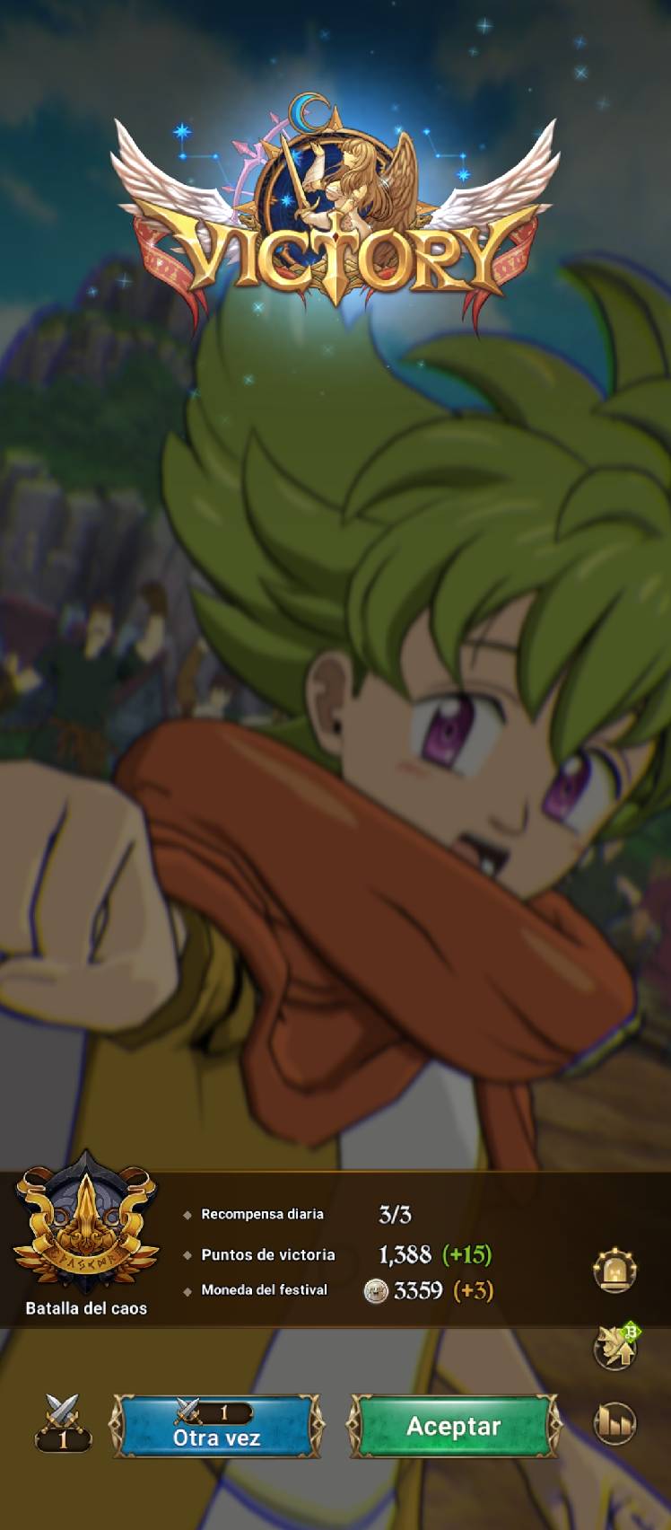Percival win - The Seven Deadly Sins: Grand Cross