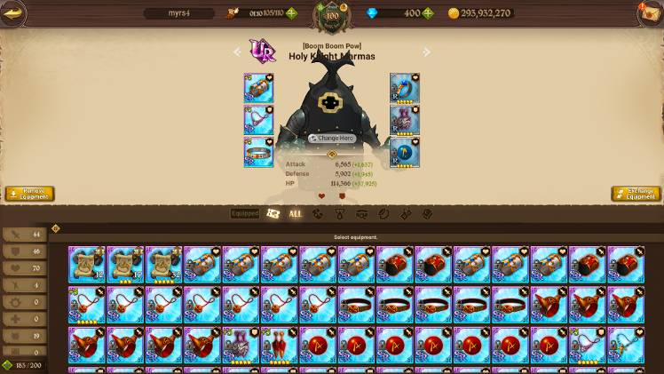 Gear/equipment tips - The Seven Deadly Sins: Grand Cross